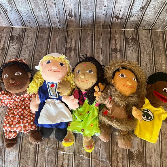 Toys | Excellerations Around The World Puppets Set Of 5 | Poshmark